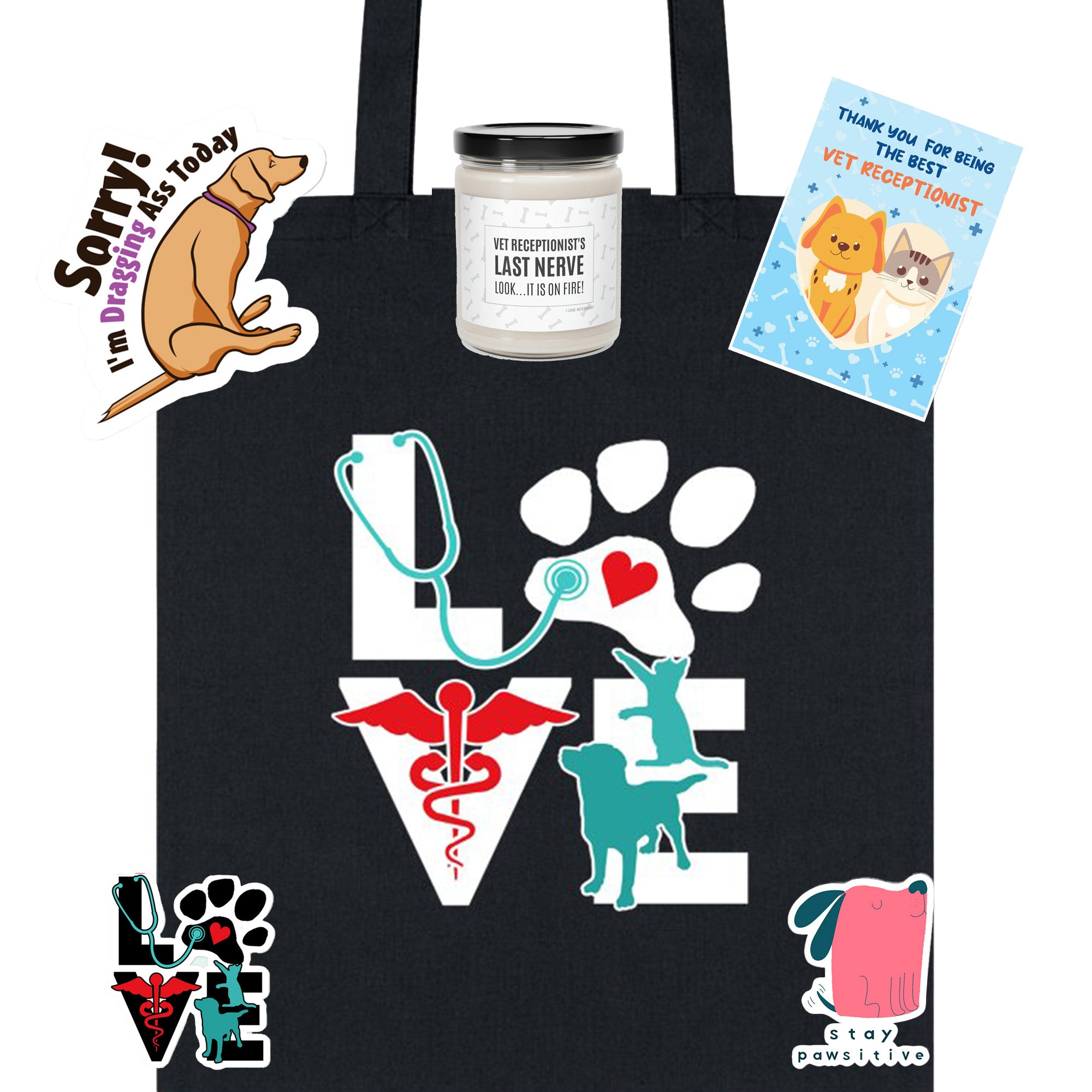 Vet Receptionist Gift Box – I love Veterinary
